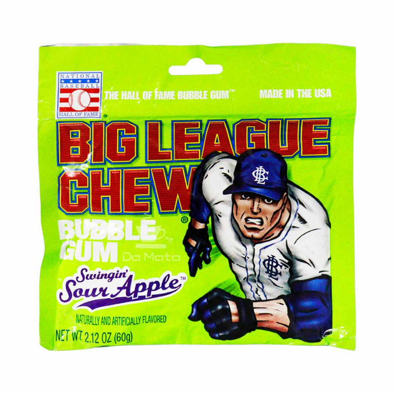 Chiclete Importado Big League Chew Sour Apple - Da Mata Café